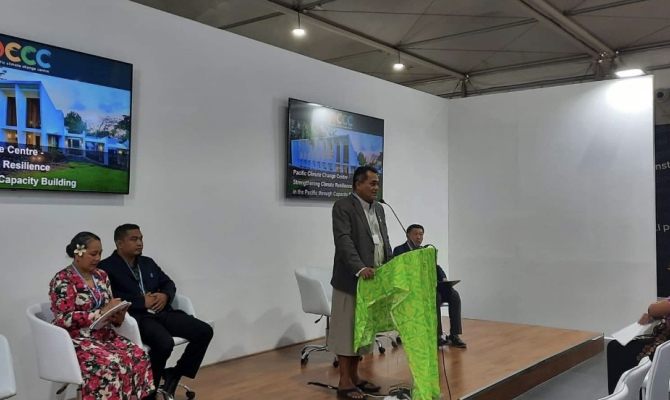 Pacific Climate Change Centre capacity building work showcased at COP27 ... Pacific Climate Change Centre capacity building work showcased at COP27 ...
